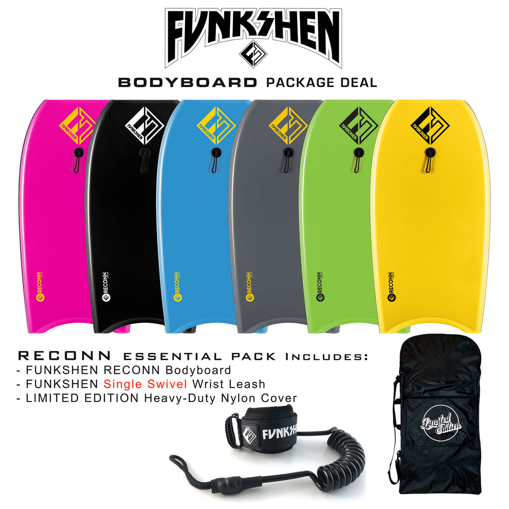 Funkshen RECONN Essential Bodyboard Package Deal – Funkshen Bodyboards